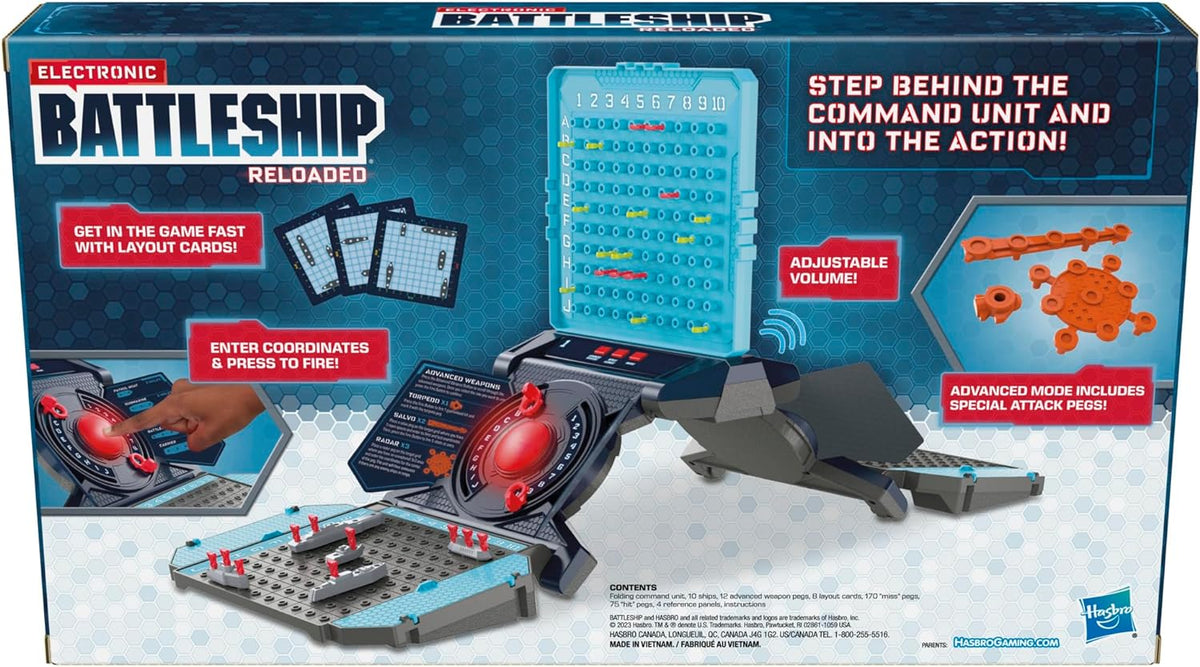 BATTLESHIP ELECTRONIC RELOADED – KIDSGOODS