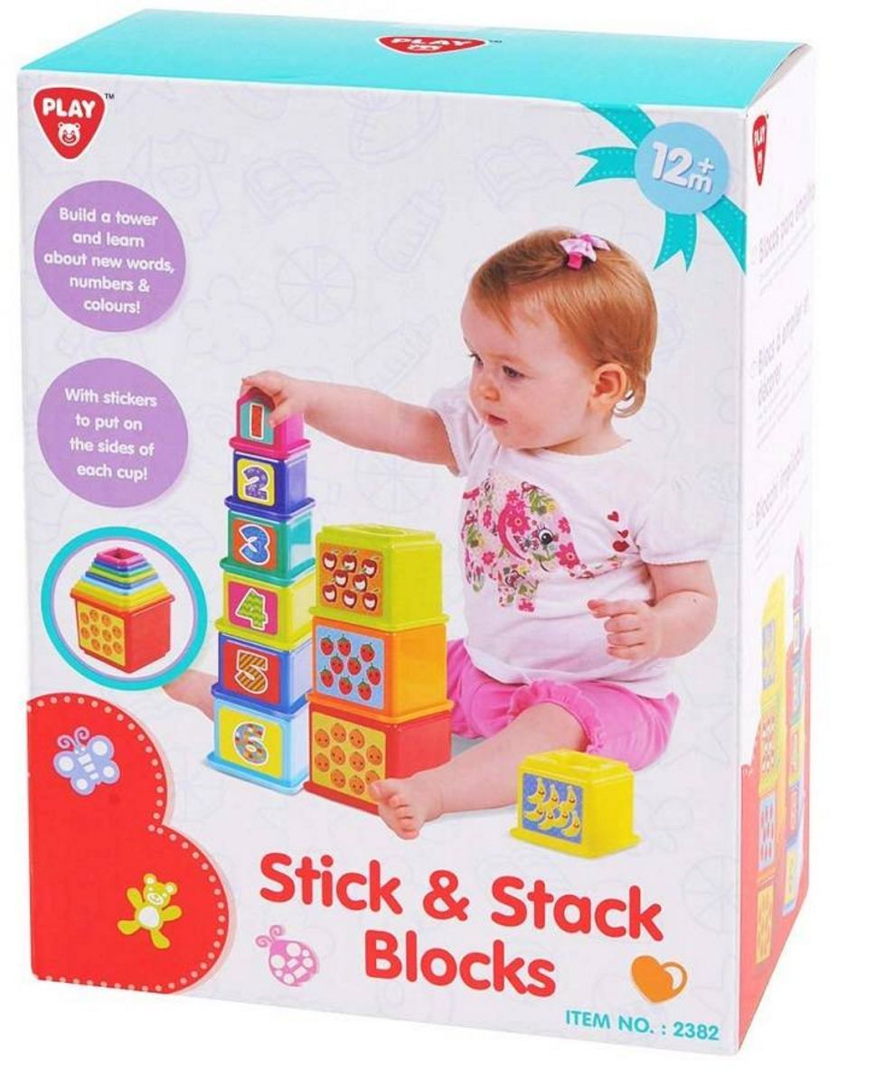 PLAYGO TOYS ENT. LTD. STICK & STACK BLOCKS – KIDSGOODS