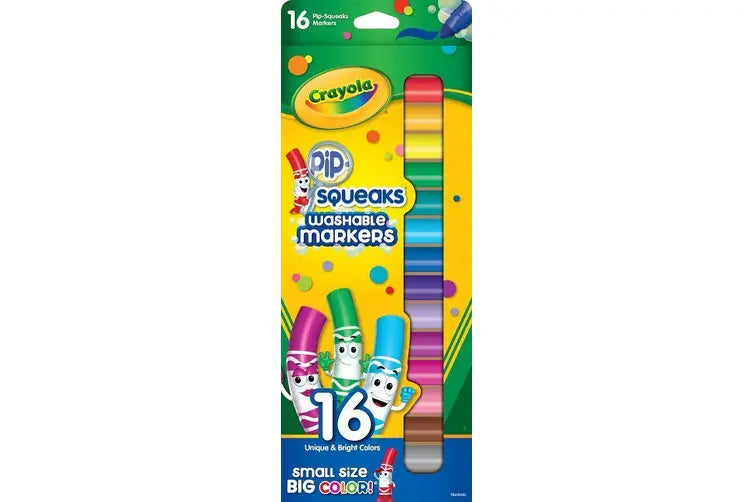 CRAYOLA 16 PIP-SQUEAKS WASHABLE MARKERS – KIDSGOODS