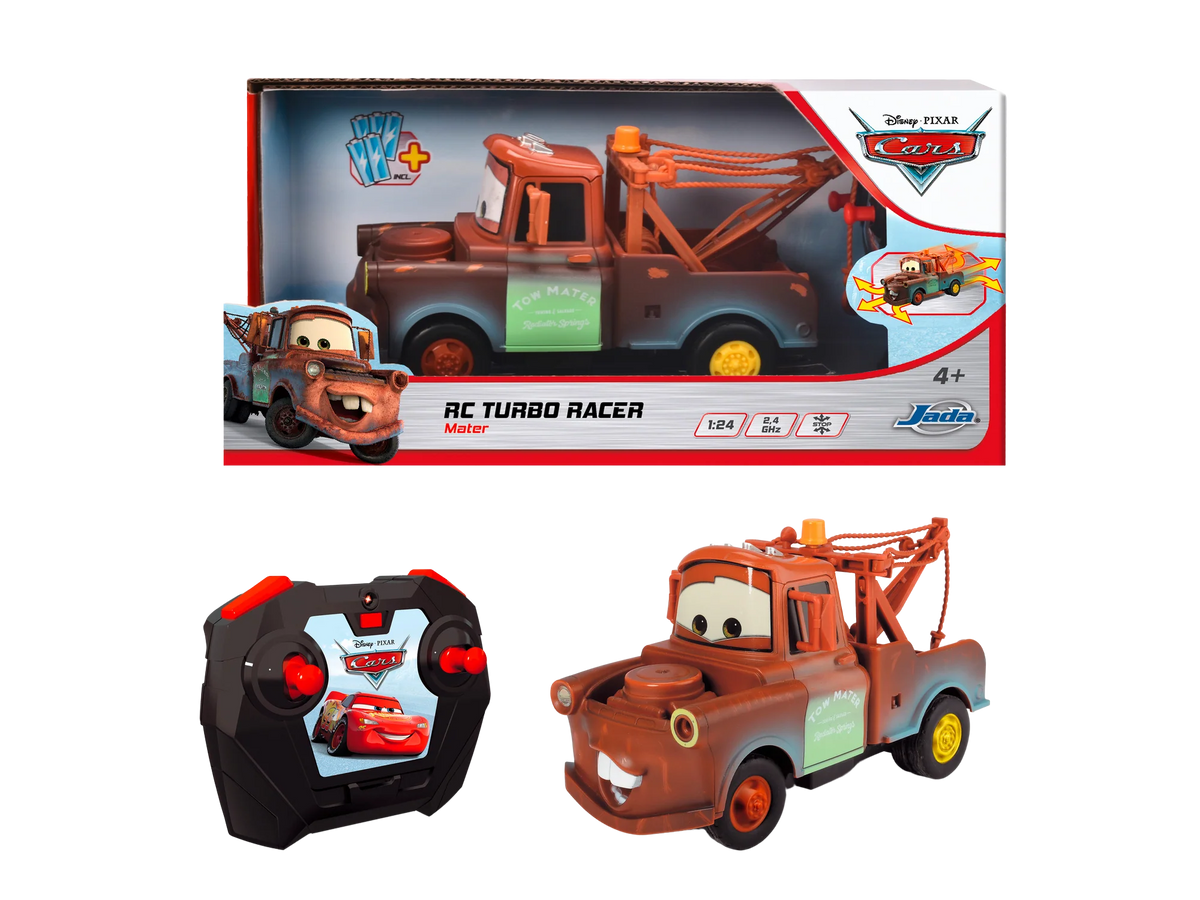 Disney Pixar Cars Jada 1:24 RC Turbo Racer Mater – KIDSGOODS