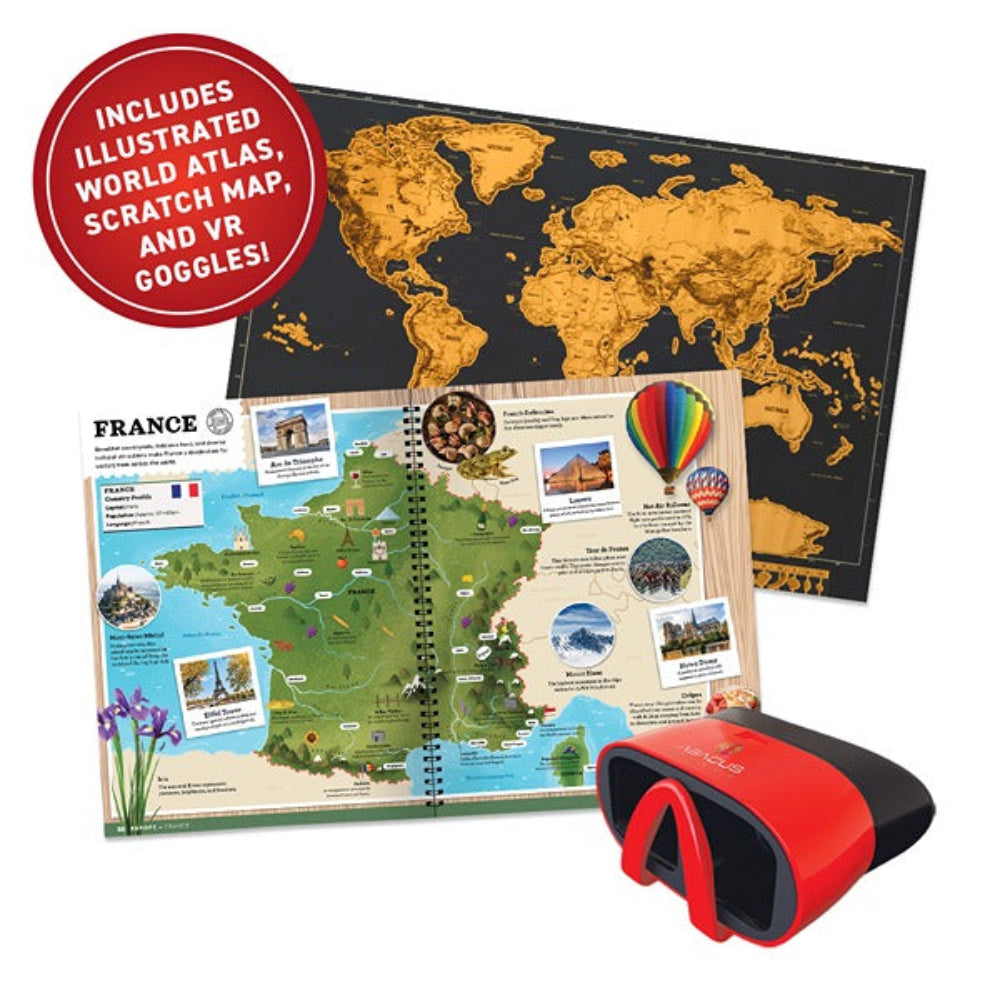 VIRTUAL REALITY GIFT BOX WORLD ATLAS! – KIDSGOODS
