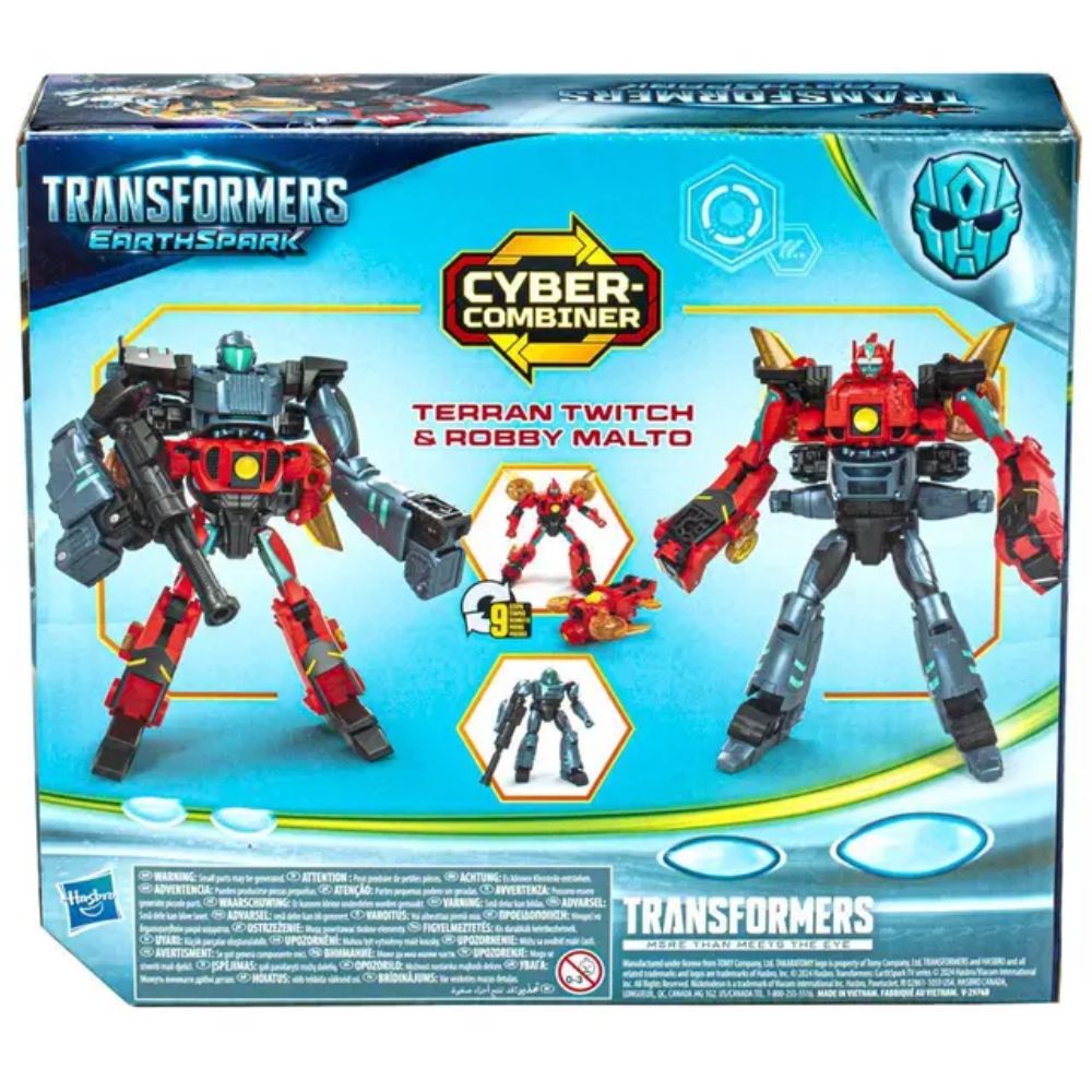 TRANSFORMERS EARTHSPARK CYBER-COMBINER TERRAN TWITCH ROBBY MALTO ...