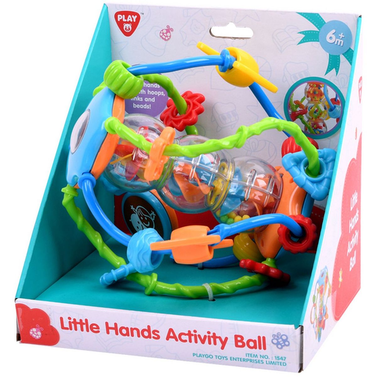 PLAYGO TOYS ENT. LTD. LITTLE HANDS ACTIVITY BALL – KIDSGOODS