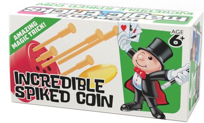 MARVIN'S MAGIC MINI TRICKS INCREDIBLE SPIKED COIN MAGIC TRICK – KIDSGOODS