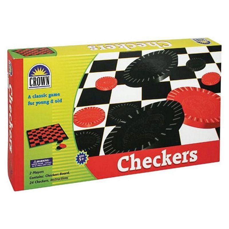 CROWN CHECKERS SET – KIDSGOODS